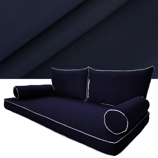 商品名:  SOWINOS Outdoor Style Daybed Cushion Cover Set, Water-Resistant Twin Triple with Piped Edges Swing Mattress Bolste...