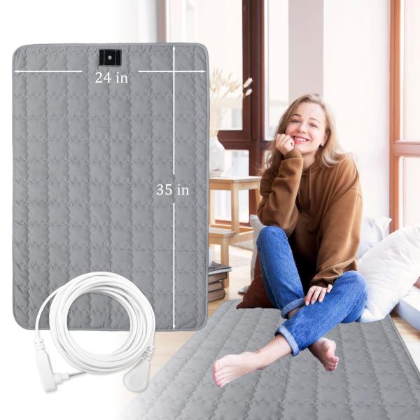 商品名:  LAXVAPIU Grounding Mat for Feet Silver Fiber Cotton Grounding Mattress Quilted Pad Earth Connected Cloud Bedding (...