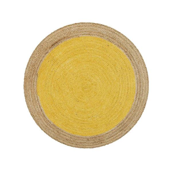 商品名:  Aizza Trends Handmade Hand Braided Natural Jute Floor Area Rug | Floor Carpet Rug | Center Table Carpet Rug | Tabl...