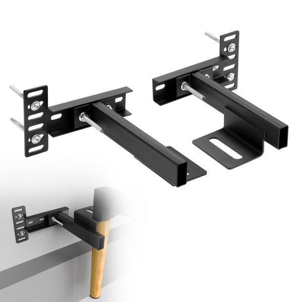 商品名: BEAMNOVA メタルベッドフレーム用ヘッドボードブラケット 調節可能なベッドベース用ヘッドボードキット ボルトオンフットボード、クイーンキング、フルツインサイズベッドフレームアタッチメントハードウェア補強材に適合 BEAMNO...