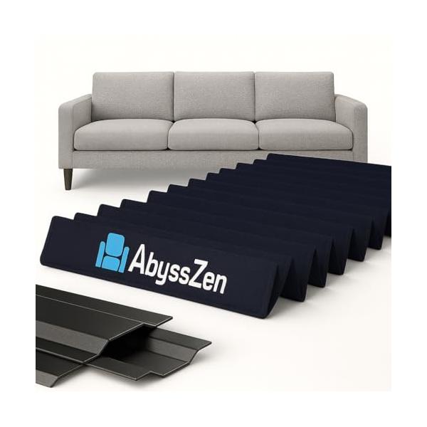 商品名: 頑丈なアイアンソファクッションサポート[21インチ x 48インチ]。たるんだソファ用の丈夫なメタルベース。木製よりも丈夫で長持ち。2~3人掛けのたるんだソファにフィット。ソファの寿命を延ばします。 Heavy-Duty Iron...