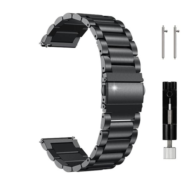 商品名: JUSUTEK 2025 ユニバーサル チタン合金腕時計バンド 16/18/20/22mm メタルウォッチバンド クイックリリースストラップ 腕時計バンド チタンバンド 男女兼用 (ブラック-B、18mm) JUSUTEK 202...