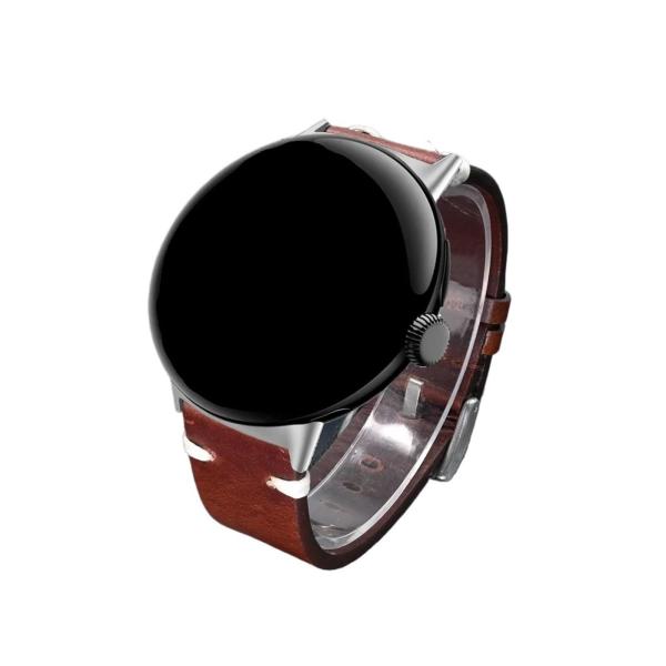 商品名:  Yenle Leather Strap Fit for Google Pixel Watch 3 45mm / 3 2 1 41mm Mens Business Luxury Watch Band Replaced Access...