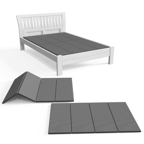 商品名: イリカル折りたたみスプリングボックス、ツインサイズ38x75インチ、ラージダブルベッド10mm、軽量および薄型ベッド、ベッドサポートフラットヌードル Irrical Light and Thin Bunkie Board, Fol...