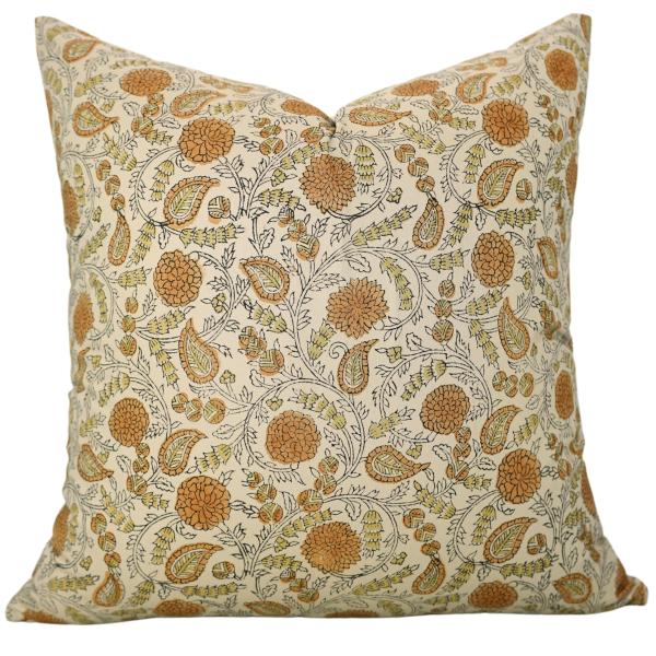 商品名: Fabritual ハンドメイド ブロックプリント サテンコットン 12X34インチ 装飾スローアクセント 枕カバー クッションカバー ソファ、カウチ、農家、リビングルーム、秋の装飾、ボヘミアンホーム装飾、ゴピ、錆用 Fabrit...