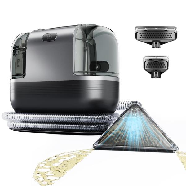 商品名: 18Kpa カーペットクリーナーマシン 500W ポータブルカーペットスポット&amp;室内装飾クリーナーマシン ハンドル付き ペットの汚れ、ソファ、カーシート、家具用 18Kpa Carpet Cleaner Machine, ...