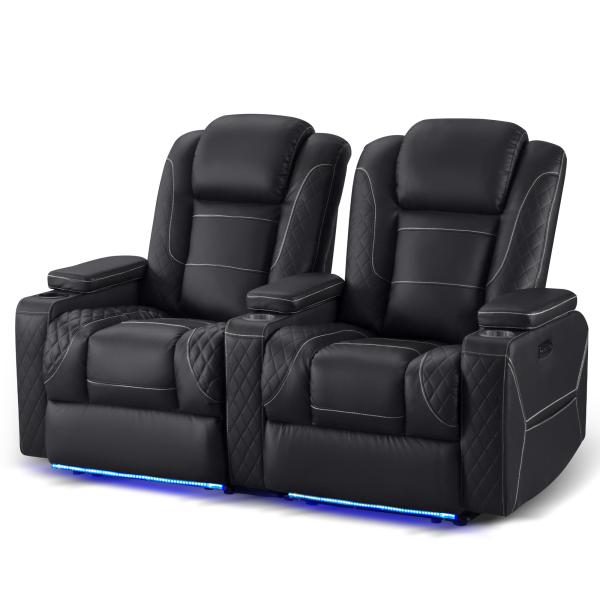 商品名:  TUNYI Home Theater Recliner Chair - Power Recliner Sofa Chair with Adjustable Headrest Faux Leather Reclining Chai...