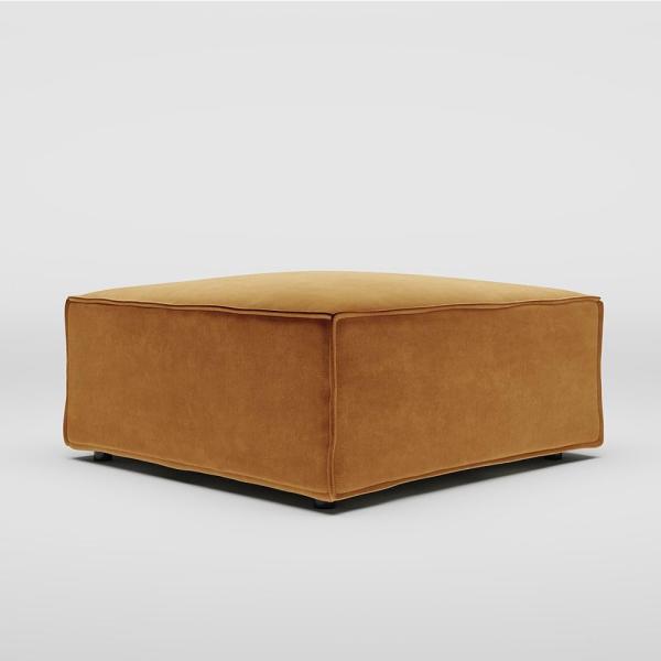 商品名:  POVISON 31" Modular Sectional Sofa Ottoman for Living Room Modern Large Sectional Couches Velvet Ottoman Oversized...