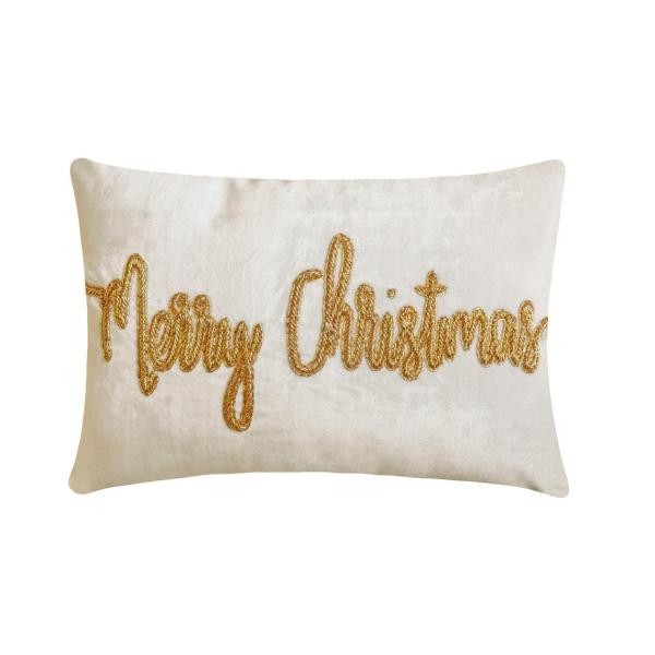 商品名: Merry Christmas 装飾 ランバークッションカバー 30 x 50 cm 金 ベルベット 長方形枕カバー 枕カバー ホリデーデコレーション- Merry Christmas Merry Christmas Lumbar...