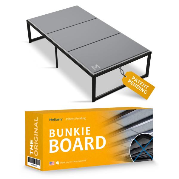 商品名: Meliusly 高耐久 10mm バンキーボード ツインサイズ (38x75インチ) 特許出願中 薄型ベッドボードデザイン - 通気性、ノイズの最小化、耐湿性バンキーボード、ロープロファイルベッドサポート Meliusly He...