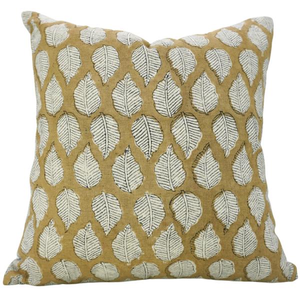 商品名: Fabritual ハンドメイド ブロックプリント 装飾 16X16インチ スローピローケース クッションカバー 隠しファスナー付き ソファ、カウチ、農家、クリスマス、秋の装飾、パンチ、ブラウン Fabritual Pillow ...