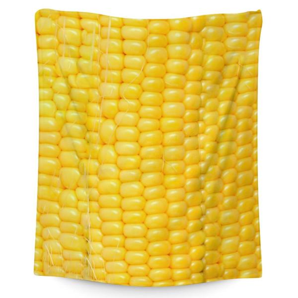 商品名:  Corn Blanket Gifts - 30 x 40 Inches Lap Size Blankets for Vegan - Yellow Funny Lightweight Soft Food Throw for Kid...