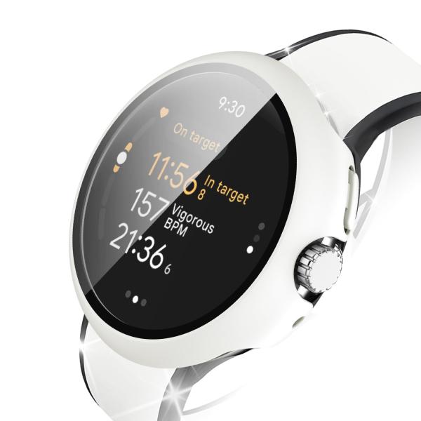 商品名: 41mmケース Google Pixel Watch 3/2/1 41mmスクリーンプロテクターケース、HDセンシティブフェイスカバー + ファッションバンパー Google Watchバンドアクセサリー用、Pixel Watch...
