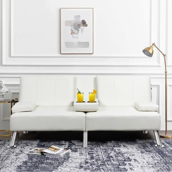 商品名:  JAMFLY Modern Convertible Sofa Bed, Space-Saving, Easy to Clean Couch with Sturdy Frame, Stylish Sleeper Sofa for ...