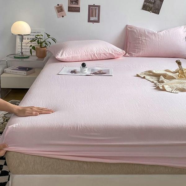 商品名:  Ayoiow Queen 3 Piece Sheet Set Fiber Fitted Bed Sheet Light Pink Mattress Protector 78.8W x 59.1L Inchブランド: Ayoiow...