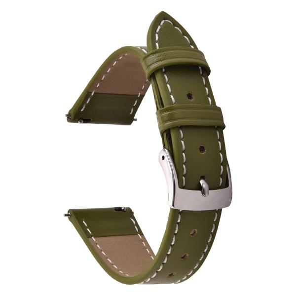 商品名:  PTFULUOS 20mm 22mm Super Soft Leather Watch Bands for Women, Stainless Steel Polished Buckle,Simple Quick Release ...