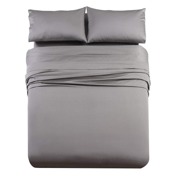 商品名:  sheetsnthings Solid Grey 1000 Thread Count Cal King Unattached Waterbed 4pc Sheet Set 100% Cotton Sheetsブランド: shee...