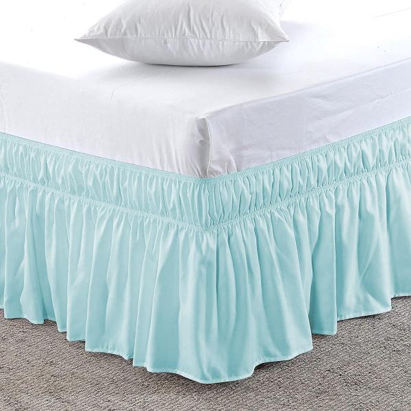 商品名:  Premium 600 TC Cotton Wrap Around Bed Skirt for Twin XL Size Bed 24 Inch Drop &amp; Adjustable Three Fabric Sides ...
