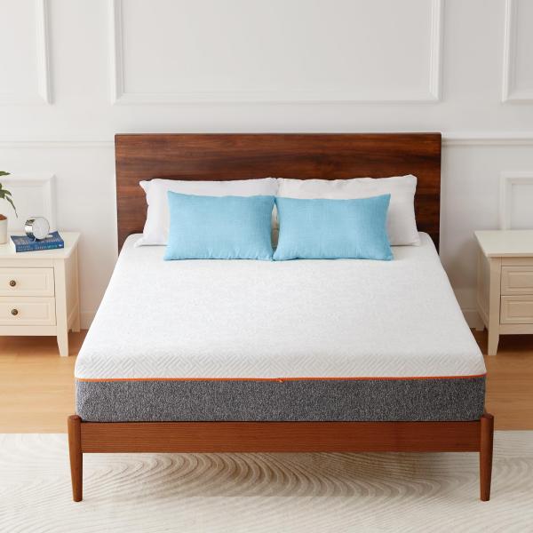 商品名: Marsail ツインサイズマットレス 6インチ ジェル低反発 ミディアム硬め ツインベッドマットレス ボックス入り 圧力緩和&amp;サポート 通気性冷却 ファスナー付きカバー付き Marsail Twin Size Mattr...