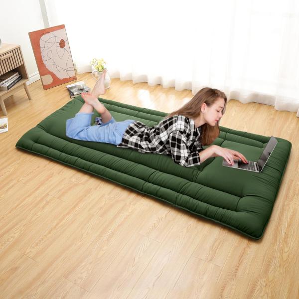 商品名:  GarveeHome Futon Mattress Twin Size, Japanese Floor Mattress Foldable Tatami Mat, Roll Up Floor Bed Mattress Kids ...