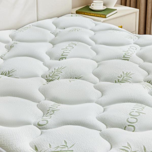 商品名: BDEUS ツインマットレストッパー ビスコース竹由来 腰痛緩和 厚手 涼しい 通気性 ピロートップ マットレスパッド 8~21インチのマットレス用 Twin Mattress Topper Viscose Derived fro...