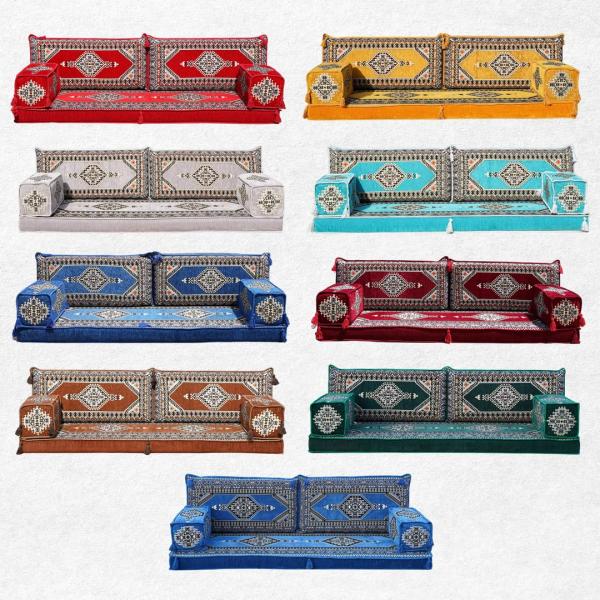 商品名:  Single Arabic Floor Seating Cushions, Arabic Majlis Floor Sofa, Reading Nook, Loveseat Sofa, Single Floor Couch, O...