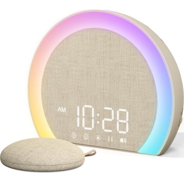 商品名:  ANJANK Extra Loud Alarm Clock with Wireless Bed Shaker, Vibrating Dual Alarm with Light Wake Up for Heavy Sleepers...