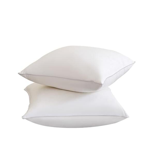 商品名: FISHDRU 装飾用枕 (2枚組、ホワイト)、ソファ、ベッド、カウチ用枕 装飾用クッション(12x20インチ) FISHDRU Throw Pillow Insert (Pack of 2, White), Goose Feat...