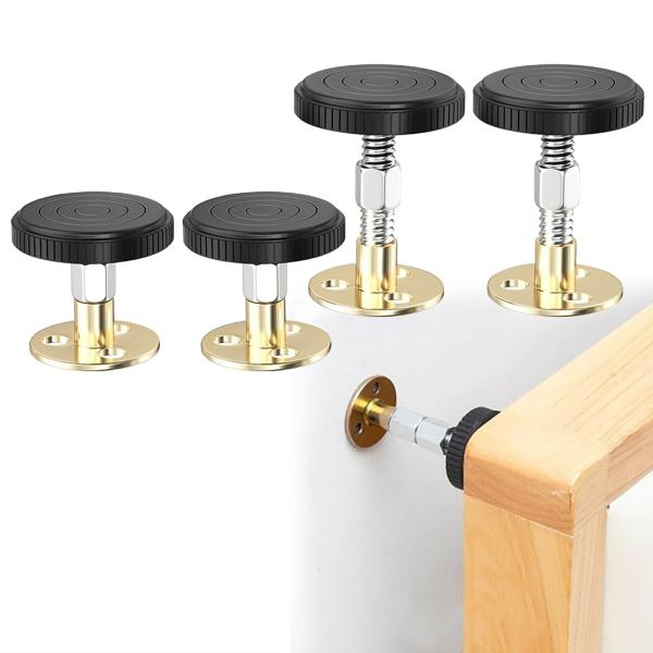 商品名:  XMJAS-FURN] Headboard Stoppers Adjustable Threaded Bed Frame Anti-Shake Tool,Anti-sway, Bedside Fixer Suitable for...