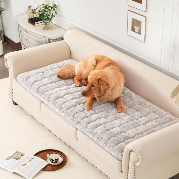 商品名:  NestlyMoly Couch Cover for Sofa, Sectional Couch Cover for Dogs, Sofa Cover Washable, Cushion Cover Blanket Pad Be...