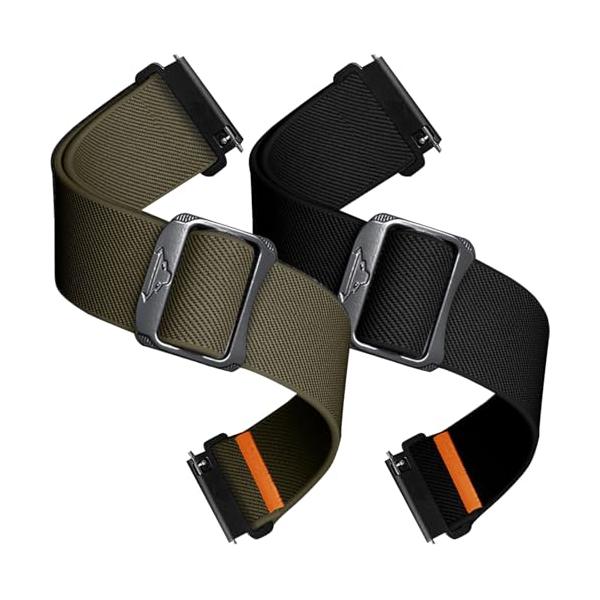 商品名:  Chofit 22MM Sport Nylon Bands Intended for Amazfit Bip 6/Bip 5/Bip 5 Unity Watch Band for Women Men Elastic Loop S...