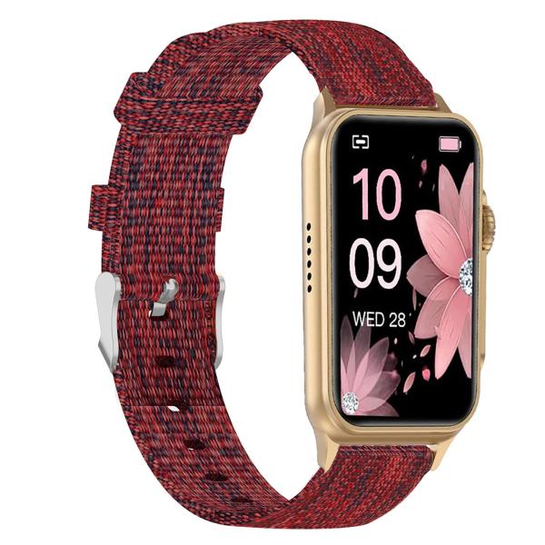 商品名: FITVIIスマートウォッチ用バンド、20mm、22mmの通気性のあるナイロン織布製交換用アクセサリーストラップ。FITVII HM57、HM78、HM68、HM21、H56、H86スマートウォッチフィットネストラッカーに対応(レ...