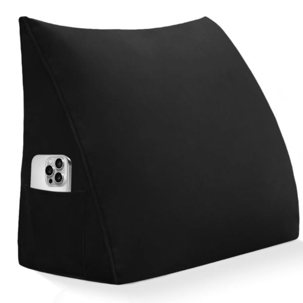 商品名: LELEFIDO ウェッジクッション ヘッドボード読書用クッション 三角形の背もたれサポート枕 ベッドに座るためのサポート枕 ソファ/デイベッド用サポート枕 取り外し可能なカバー LELEFIDO Wedge Pillow Hea...