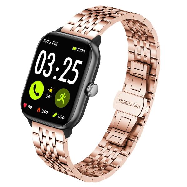 商品名:  LYSANDRA for Spade &amp; Co Health Smartwatch 4 Bands, 22mm Solid Stainless Steel Mesh Watch Band for Men Women Co...