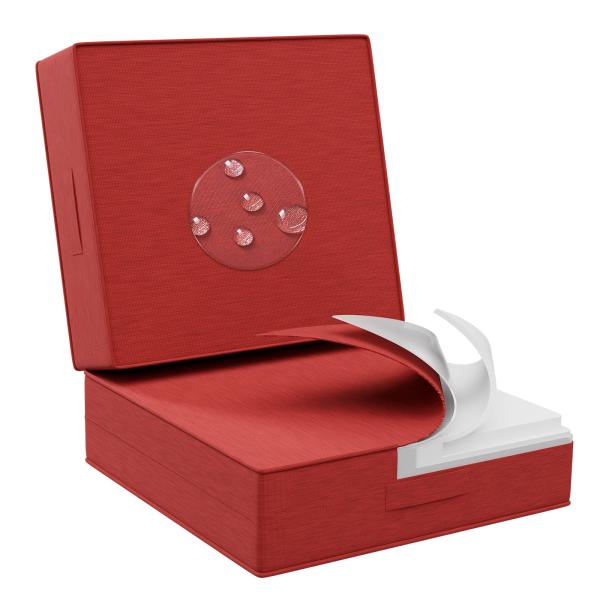 商品名: AOFEITE アウトドア 防水 オレフィン ディープシートクッションセット 24 x 24 x 6インチ 耐候性 色あせ防止 テラス 家具 チェアクッション 厚手ソファシートパッド ストラップ付き 庭用 レッド AOFEITE ...