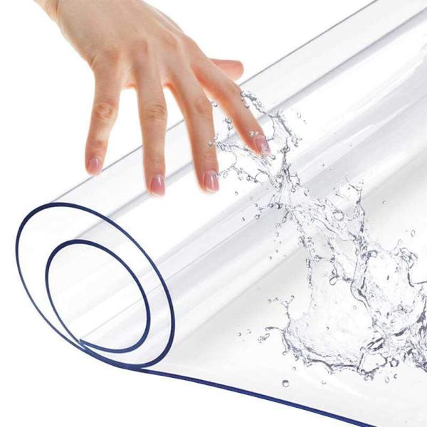 商品名: 17x30 マルチサイズ クリスタル 長方形 テーブルパッド デスクプロテクター クリア PVC プラスチック ブロッター マット カバー ライティングデスク コンピューター ノートパソコン デスク コーヒーテーブル 防水 ビニー...