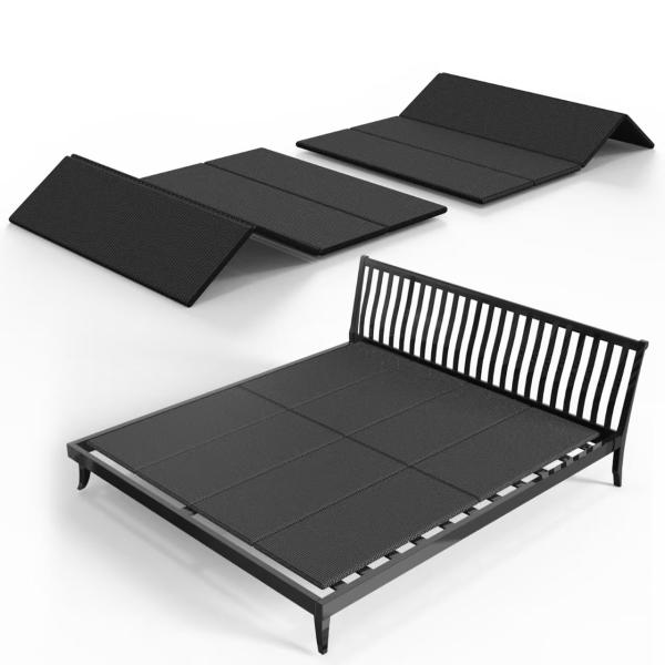 商品名:  Yarfyk King Size 76x80'' ?Folding Spring Box,Bunkie Board 10MM, Light and Thin, Breathable,Moisture Resistant Bunk...