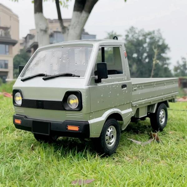 商品名: ARRIS WPL D12 1/10 RWD 2.4G オフロード RCカー ドリフト クライミング トラック クローラー ブラシ付き 260 モーター 1:10 シミュレーション RC車両 (シルバー) ARRIS WPL D1...