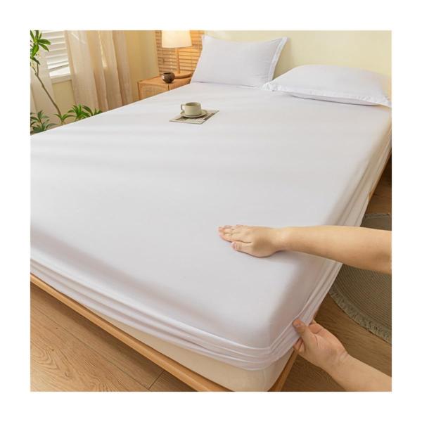 商品名:  Bedspread Mattress Protector, Elastic Fitted Bedspread, Deep Pocket Sheets Cotton, Bed Sheets Full Size Washed Cot...