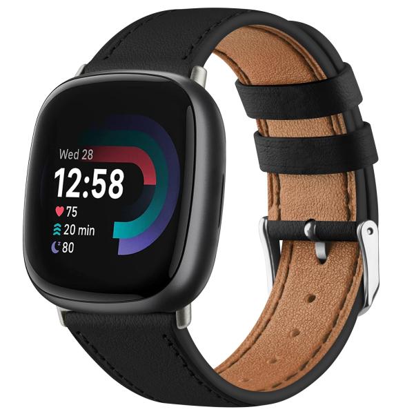商品名: Vanjuaバンド Fitbit Versa 4 / Versa 3用バンド Fitbit Sense 2 / Senseバンド レディース メンズ 本革 交換用リストバンド ストラップ Fitbit Sense 2 / Vers...