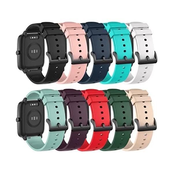 商品名: RuenTech L70スマートウォッチバンド 10本パック ganopterygon L70/Jacoosa L70/QONBINK L70/BHNYBWUL L70スマートウォッチに対応 (10個パック) RuenTech 1...