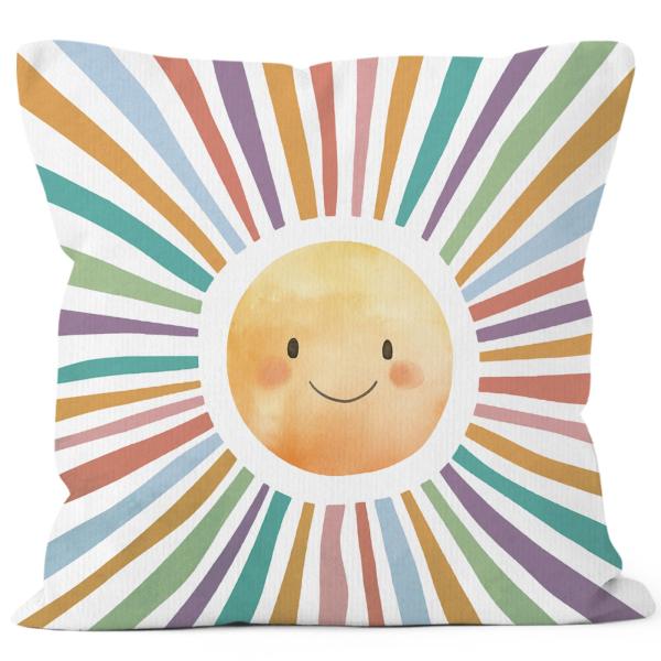 商品名:  MONALET Colorful Boho Sun Throw Pillow Covers 18x18, Sunshine Decor Pillow Cases for Nursery Playroom Kids Room Be...