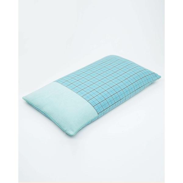 商品名: EDMILE (エドマイル) そば殻 ベッドピロー そば殻 枕 首と腰のサポートに 人間工学的 すべての睡眠姿勢に フラットピロー ベッドとソファ用 20x12インチ ブルー EDMILE Buckwheat Hulls Bed ...