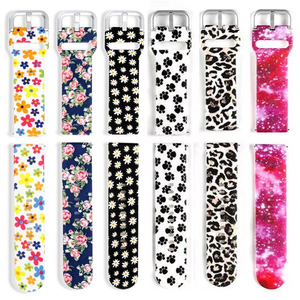 商品名: 交換用バンド 6本パック 3Plus Vibe Plusスマートウォッチ対応 - スタイリッシュな花柄 防水 通気性 快適なストラップ 女性用 調節可能なリストバンド 3Plus Vibe Plus/Vibe+用 6-Pack R...