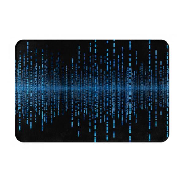 商品名:  The Blue Binary Matrix Area Rug Super Soft Flannel Bath Rug Non-Slip Bath Mat Washable Throw Rugs Decor Floor Mat ...