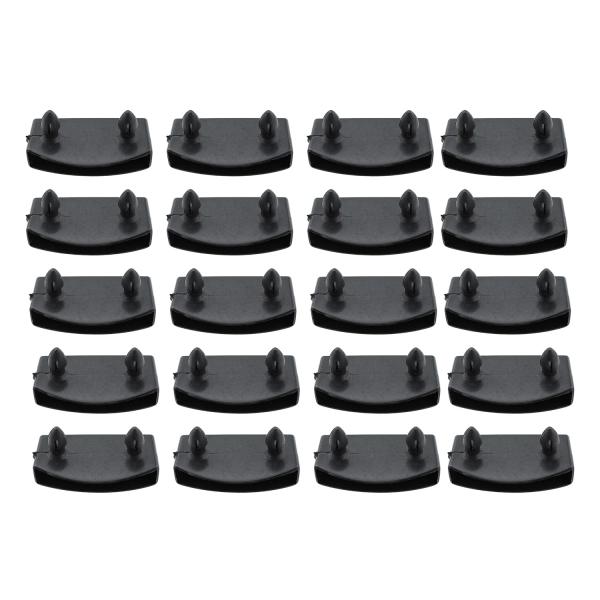 商品名: RLECS 20個 ブラック ベッドパン センターキャップ 55x25mm ベッドスラット シングルパス プラスチックケーシングプラグ メタルベッドレザーベッド 木製ベッド ソファベッドに最適 RLECS 20PCS Black ...