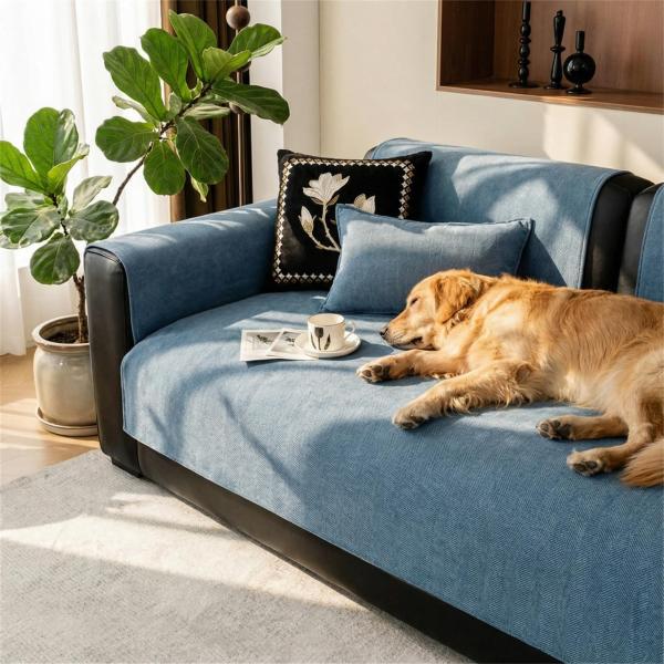 商品名:  Herringbone Chenille Sofa Cover,Herringbone Couch Sofa Covers Washable for Dogs,Universal Waterproof Non-Slip Chen...