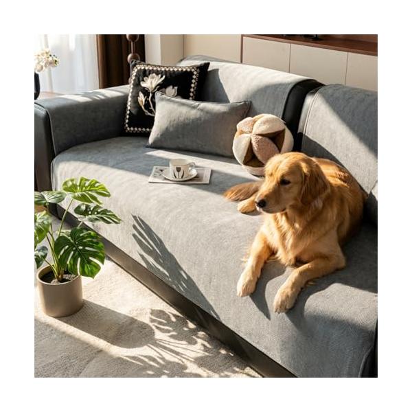 商品名:  Herringbone Chenille Sofa Cover,Herringbone Couch Sofa Covers Washable for Dogs,Universal Waterproof Non-Slip Chen...