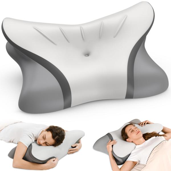 商品名:  Cervical Neck Pillow for Pain Relief - Ergonomic Bed Pillow for Sleeping, Contour Orthopedic Memory Foam Pillows f...