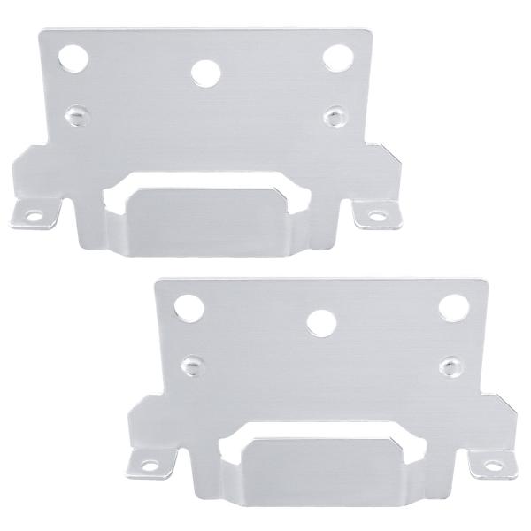 商品名: 116791 ベッドフレーム取り付けプレート ベッドフレームブラケット 交換用 IKEAベッドフレームパーツ Hemnes Malm Brimnes対応 - 2パック 116791 Mounting Plate Bed Frame...